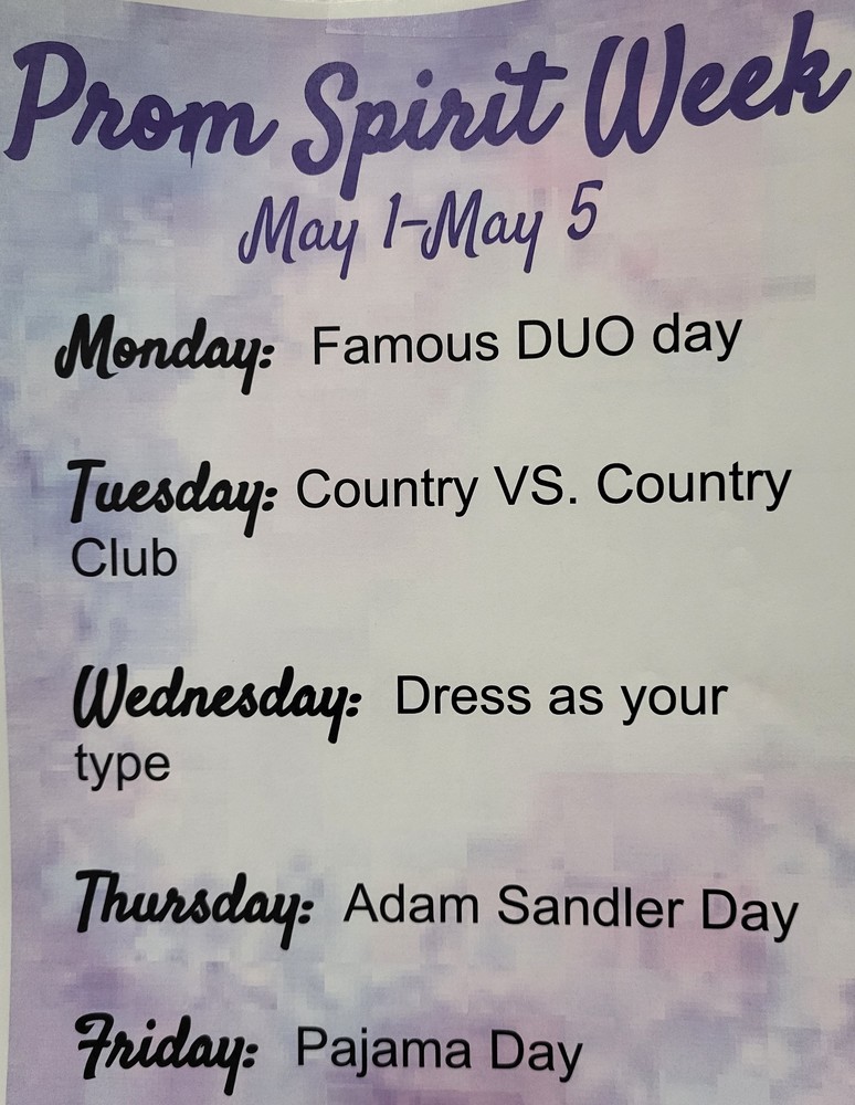 Prom Spirit Week | Serena High School
